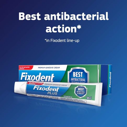 difference between fixodent and fixodent plus